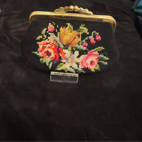 Bags | Vintage 195s Petit Point Change Purse | Poshmark